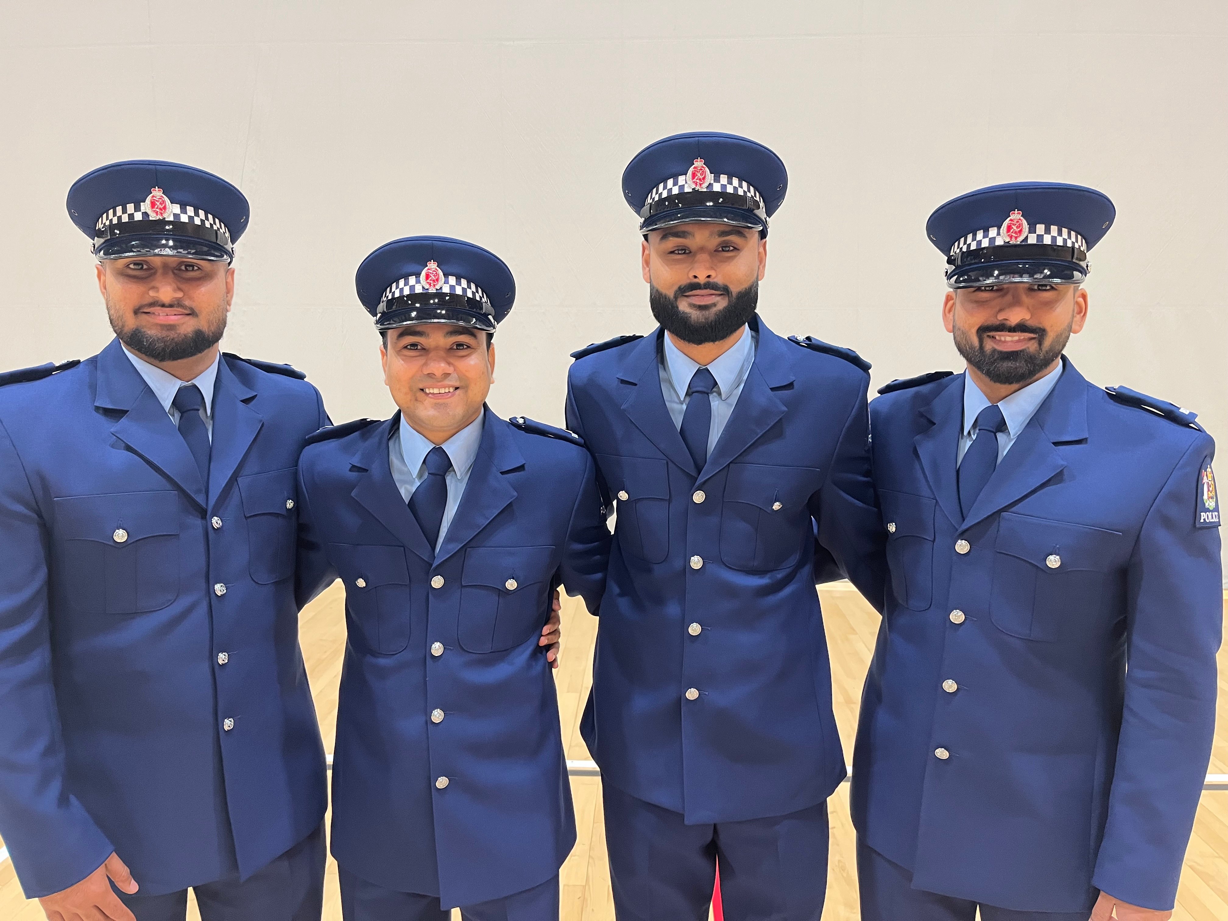 India Born New Recruits Step Into NZ Police Uniform