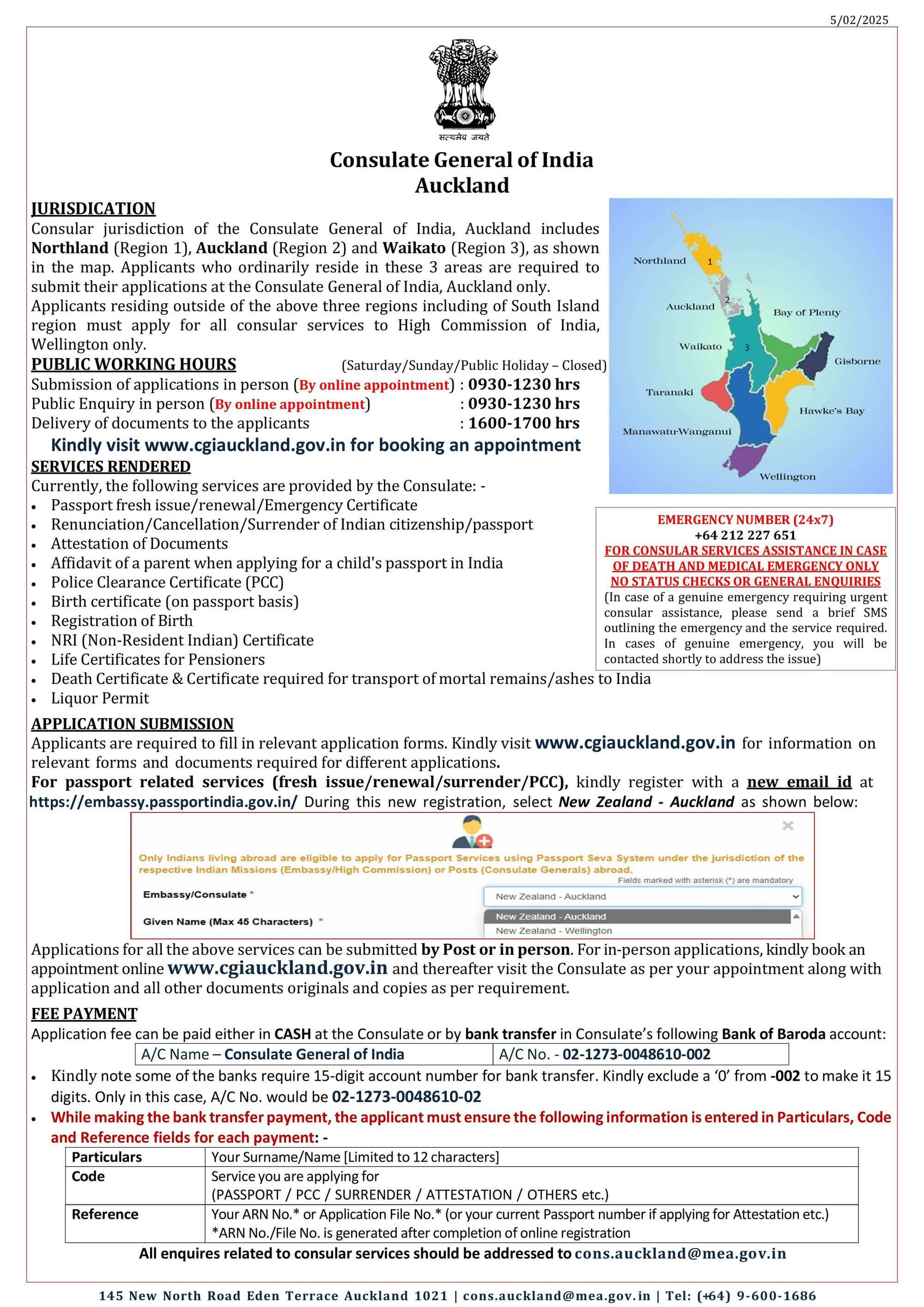 New Consulate Of India In Auckland To Begin Full Operations By May