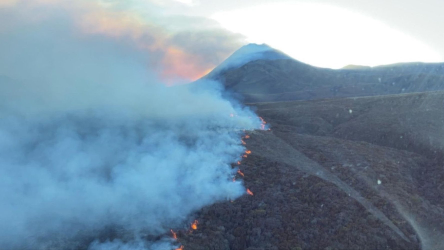 Massive Tongariro Fire Triggers Evacuations