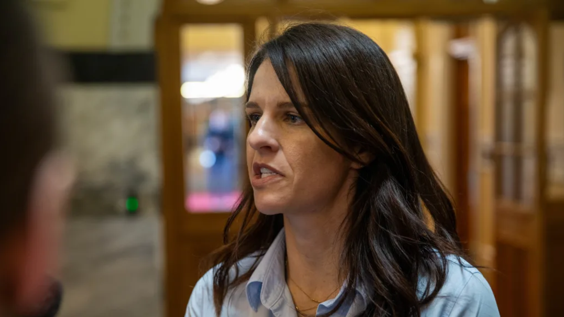 Erica Stanford highlights high cost of health insurance for parents.