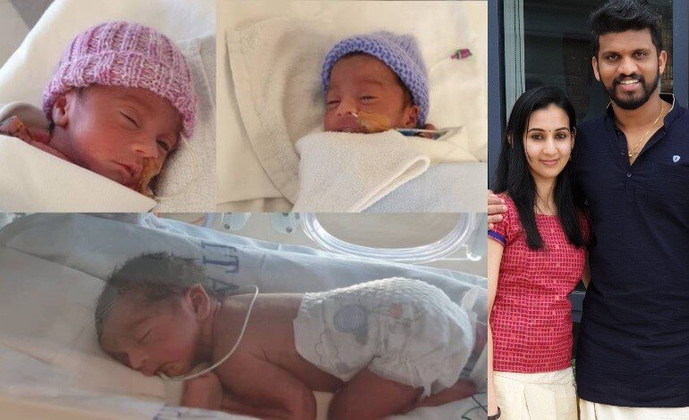 Kiwi Indian Couple in Hamilton Welcomes Triplets During Lockdown