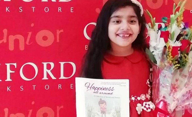 At 7, child prodigy honours literary legacy with first book