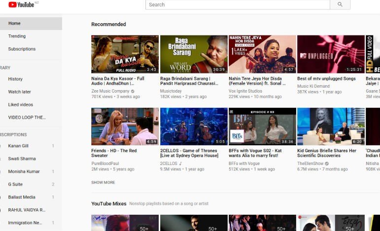 YouTube services restored!